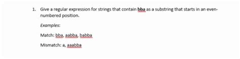 Solved Give A Regular Expression For Strings That Contain Chegg