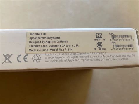 Apple Wireless Keyboard Model A1314 Computers And Tech Parts And Accessories Computer Keyboard On