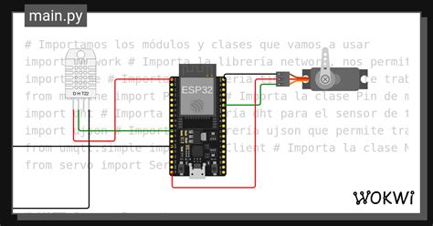 Servo Dht22 Wokwi Esp32 Stm32 Arduino Simulator