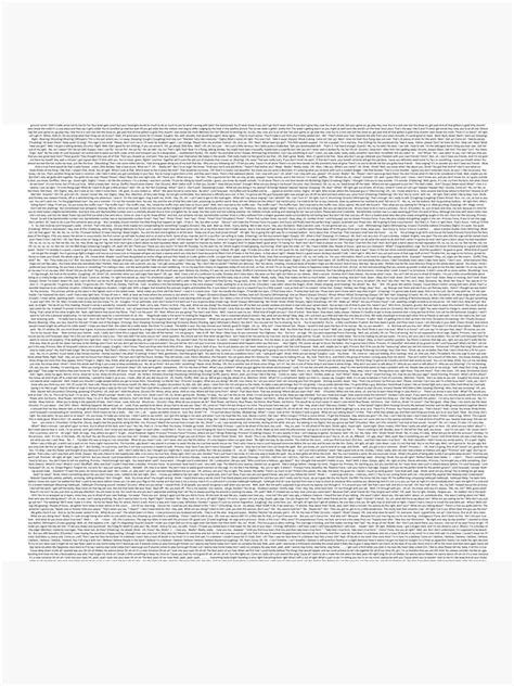 Entire Shrek Script Sticker For Sale By Hertagi10 Redbubble