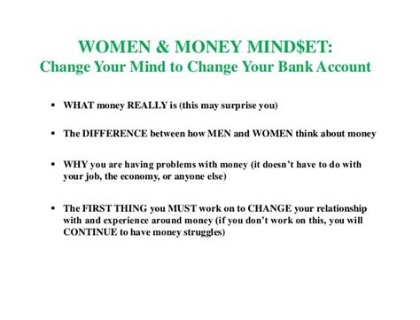 Women And Money Mindset