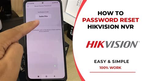 hikvision nvr password reset guide youtube