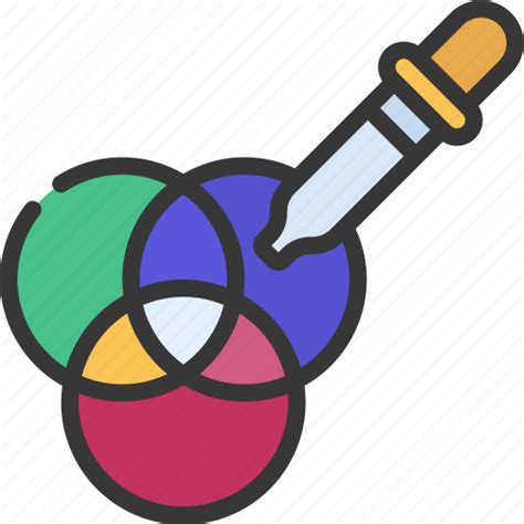 Colour Selection Tools Palette Colours Eyedropper Icon Download