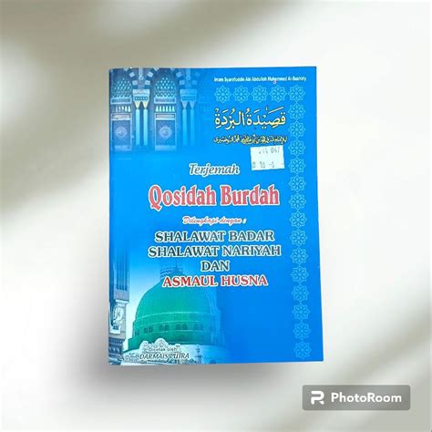 Jual Qasidah Burdah Terjemah Qasidah Terjemah Sholawat Nariyah Sholawat