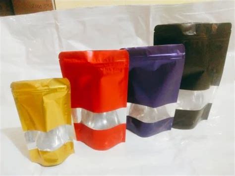 Stand Up Zipper Pouches At ₹ 255piece Stand Up Zipper Pouch In