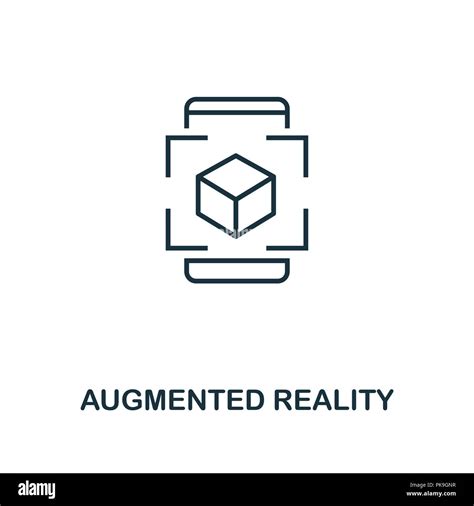 Augmented Reality Icon Monochrome Style Design From Visual Device Collection Ui Pixel Perfect