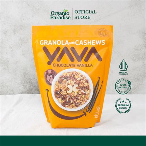 Jual Yava Granola Chocolate Vanilla 400 Gram Jakarta Utara Organic