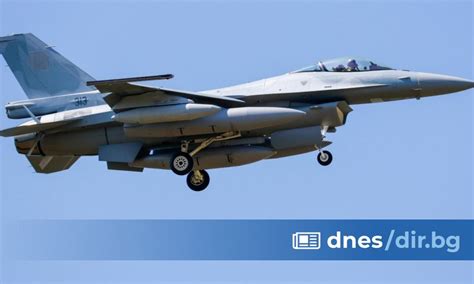 Вторият български изтребител F 16 кацна в авиобаза Граф Игнатиево