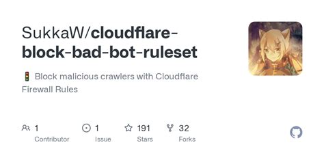 Github Sukkawcloudflare Block Bad Bot Ruleset Block Malicious