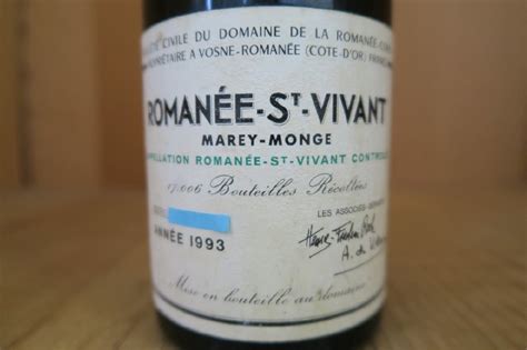 【未使用に近い】wineluvs1993年★drcロマネコンティロマネ・サン・ヴィヴァン・グラン・クリュ【rp94点】★wa8 2