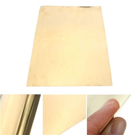 Brass Metal Thin Sheet Foil 02x200x300mm Uk Seller Ebay