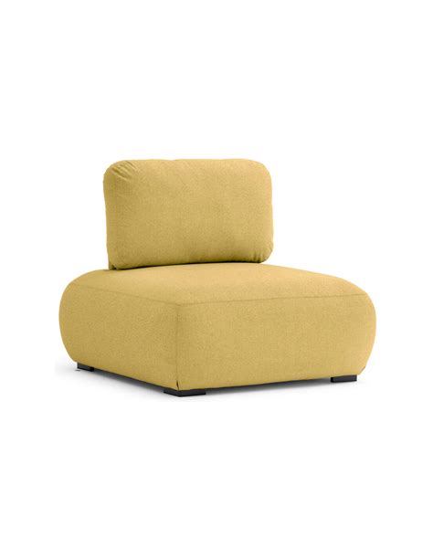 Olala Loungemodul I Aluminium Og Couturetex 99 X 99 Cm Gul