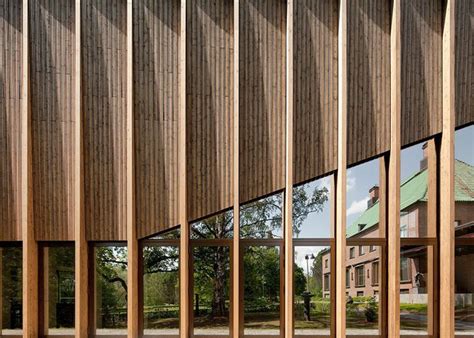 A Whole Lot Of Sustainable Spruce Clads This Striking Museum Addition