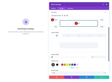 Creative Interactive Blurb Modules Using Divis Transform And Hover