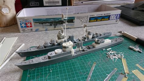艦船沼の内府殿 On Twitter まだ製作途中の防空艦に続いてまた別の防空艦を作り出す。 架空艦