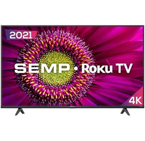 Smart TV 50 4K UHD D LED Semp RK8500 VA Wi Fi 4 HDMI 1 USB