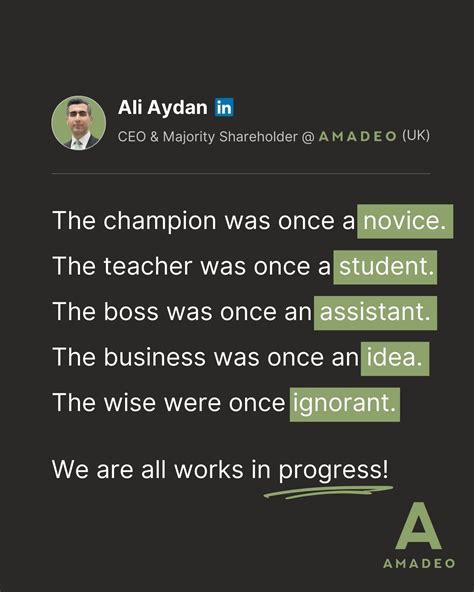 Ali Aydan Every Great Leader Teacher Or Business Owner Started Somewhere