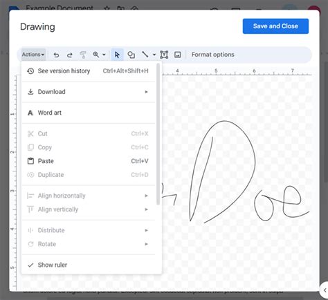 How To Guide Best Practices For Adding And Managing Signatures In Google Docs