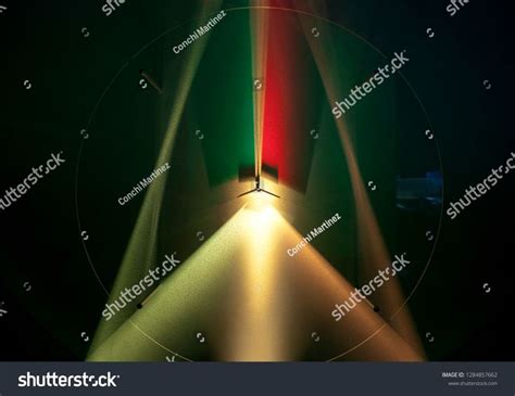 Color Separation Of Light Beams At Museum Of Science