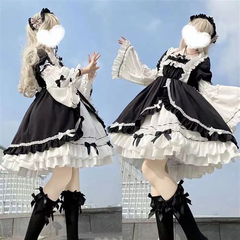 Women Maid Outfit New Japanese Cute Lolita Cosplay Cute Sexy Erotic