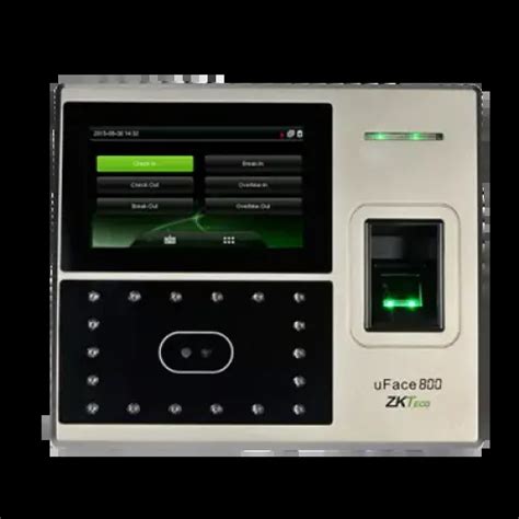 Zkteco Uface800 Multi Biometric Time And Attendance And Access Control
