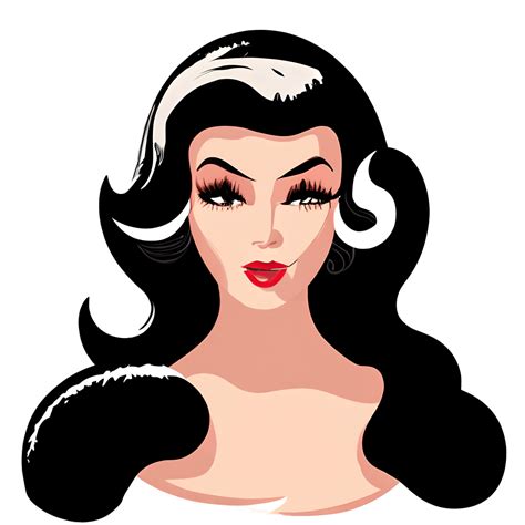 1950s Pinup Girl Closeup · Creative Fabrica