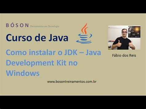 Como Instalar O JDK Java Development Kit No Microsoft Windows YouTube