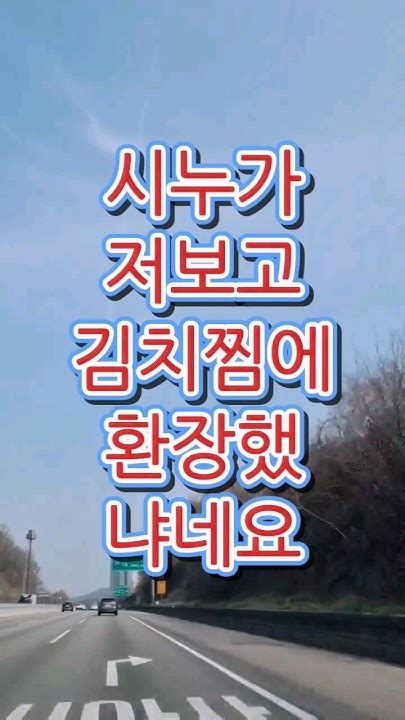시누가 저보고 김치찜에 환장했냐는데 결혼 이혼 부부 고민 상담 고부갈등 Youtube