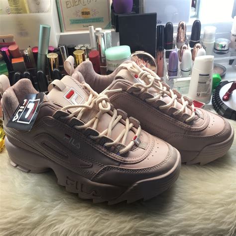 Fila Disruptor Ii In Pale Pink Womens Fashion Footwear Sneakers On