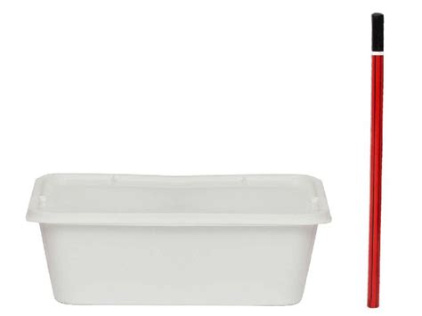 750ml White Rectangular Plastic Container Manufacturer Supplier From