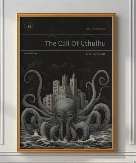 Poster The Call Of Cthulhu Hplovecraft Lovecraft Art Cthulhu Art