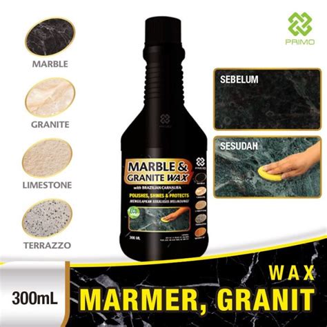 Jual Pengilap Pelindung Marmer Granit PRIMO Marble Granite Wax ML Shopee Indonesia