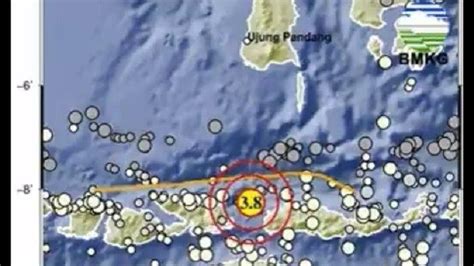 Gempa Bumi Senin Malam 21 Agustus 2023 Gempa Magnitudo 3 8 Di