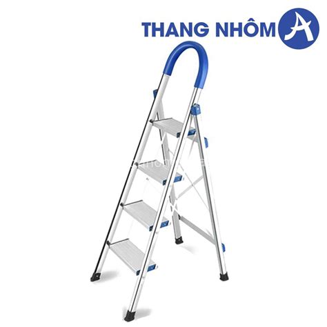 Thang Inox Ghế Tay Vịn Chữ A Nikita In 04 Thang Nhôm Chữ A