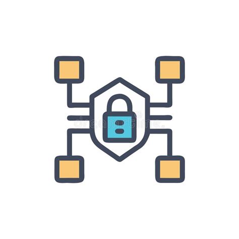 Comprehensive Security Architecture Icon For Risk Management Stock