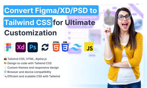 Convert Figma Xd Psd To Tailwind Css Responsive Design By Kupidr Fiverr