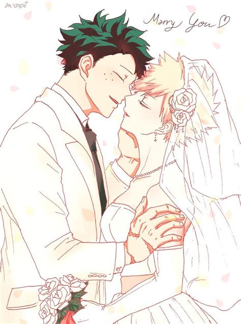 Genderbend Bakugou Katsuki × Midoriya Izuku