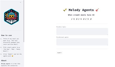 Melody Agents CrewAI Meets Suno AI The Neural Maze