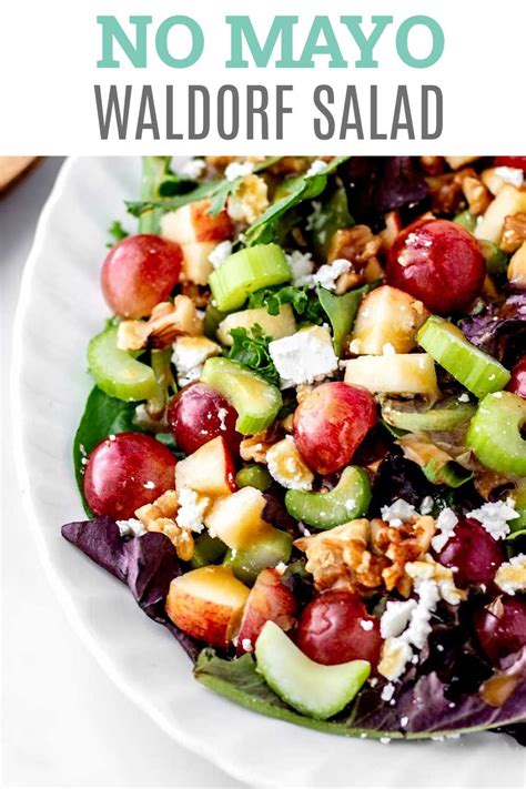 Delicious Mayo Free Waldorf Salad Recipe