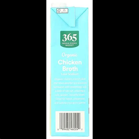 Organic Low Sodium Chicken Broth 32 Fz Shipped To You Whole Foods