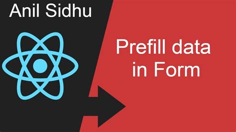 react project tutorial prefill data in form before update youtube
