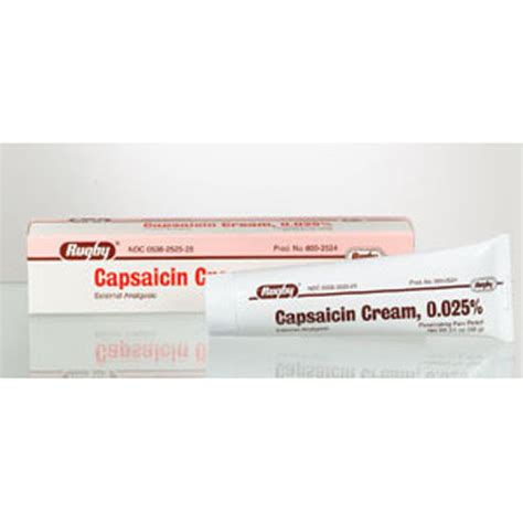 Capsaicin 0025 Cream 60gm Tube Mcguff Medical Products