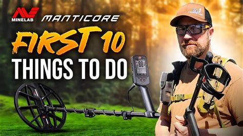 New Minelab Manticore First 10 Things To Do Tips Youtube