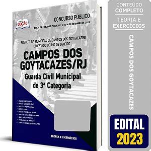 Apostila GCM Campos Dos Goytacazes 2023 Guarda Civil Municipal