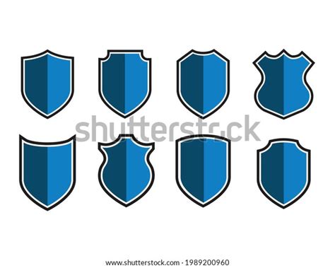 Protect Shield Vector Shield Icons Set Stock Vector Royalty Free 1989200960 Shutterstock