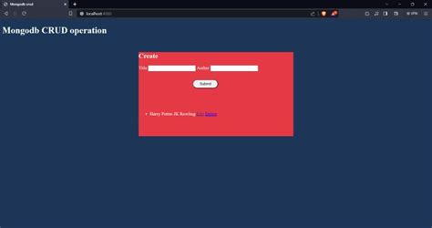 Simple Crud Operation Project Using Mongodb And Nodejs Rahul Ravikumar