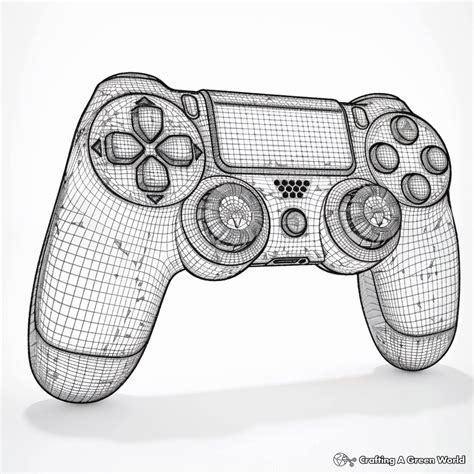 Video Game Controller Coloring Pages Free And Printable