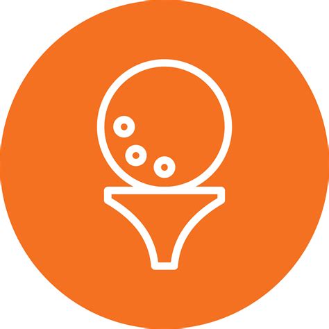 Golf Ball Vector Icon Design 14969889 Vector Art At Vecteezy