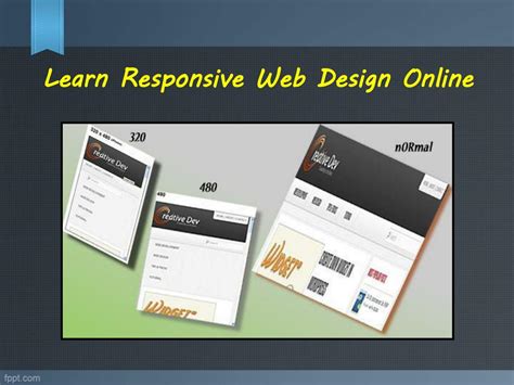 ppt learn responsive design in 3 easy steps powerpoint presentation