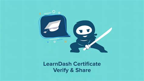 Learndash Certificate Verify And Share 1013